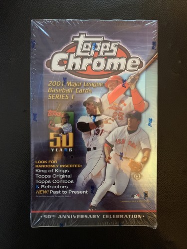2001 Topps Chrome Baseball Series 1 Hobby Box Sealed | eBay