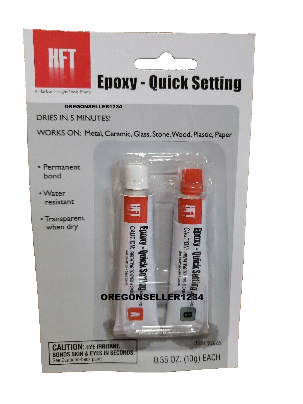 Clear Weld Professional Grade 2 Part Epoxy Clear Dries In 5 Minutes | eBay