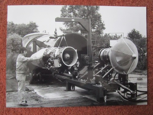 1979 PHOTO PRESS VFW FOKKER FIELD TEST STAND REACTOR LARZAC 04 JET ...