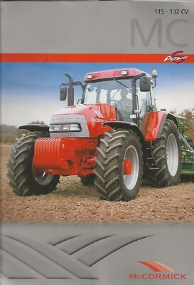 TRATTORE MCCORMICK SERIE MC 115 - 132 CV CATALOGO DATI TECNICI | eBay