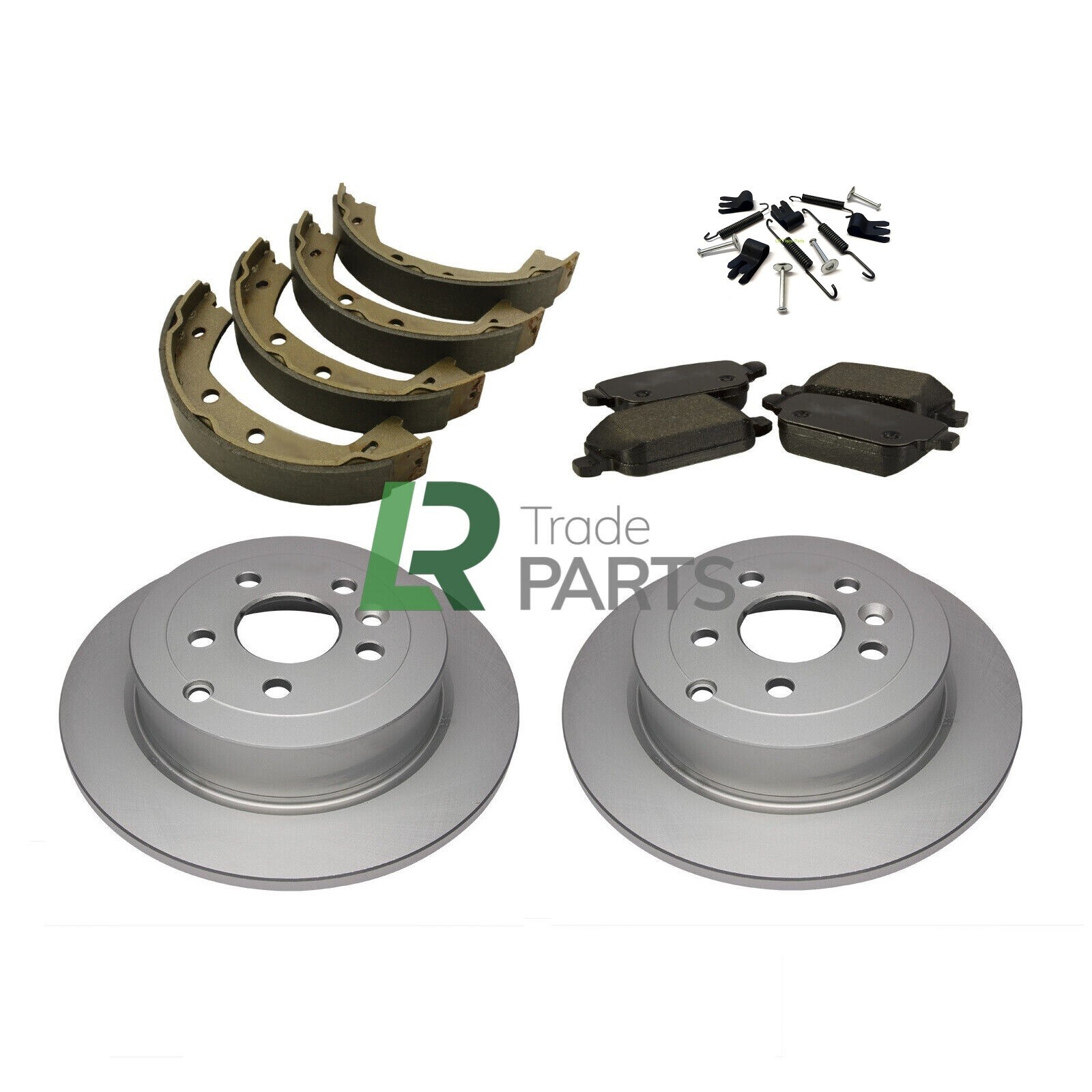 LAND ROVER FREELANDER 2 REAR BRAKE KIT DISCS, PADS, SHOES & FIT KIT ...
