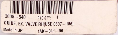 Exhaust Valve Guide Part Number - 3005-540 For Arctic Cat | eBay