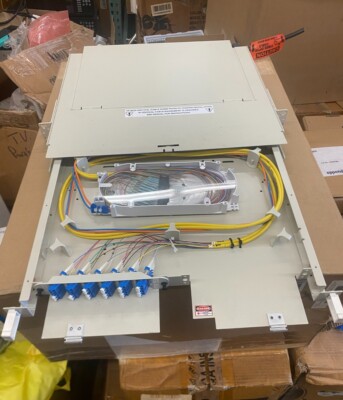 CommScope 24 Port Fiber Optic Termination/Splice 19" Patch Panel | eBay