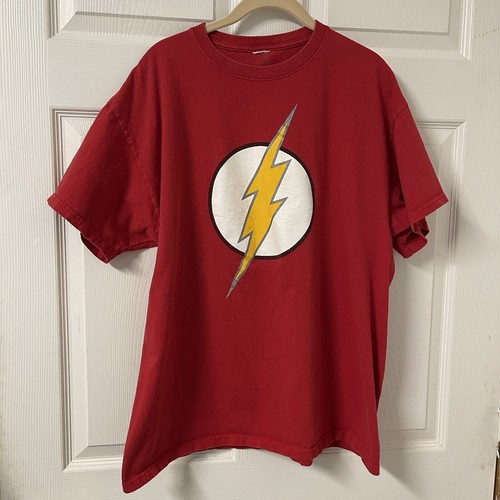 The Flash T Shirt DC Comics Adult X Large Red Unisex Vintage | eBay