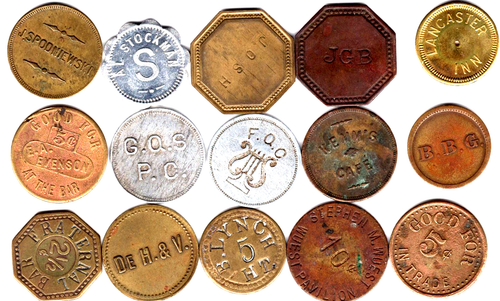 15 Different MAVERICK Trade Tokens | eBay