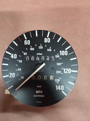 BMW E30 OEM SPEEDOMETER GAUGE MPH 68.043 INSTRUMENT CLUSTER VDO | eBay