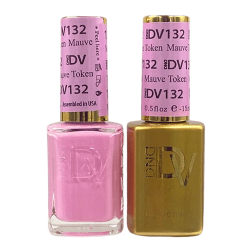 DND DUO DIVA GEL & LACQUER #132 - Mauve Token | eBay