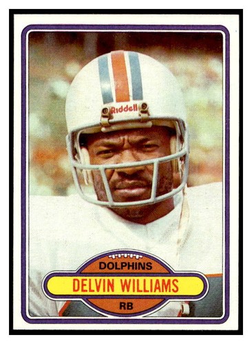 1980 Topps #115 Delvin Williams Miami Dolphins Excellent | eBay