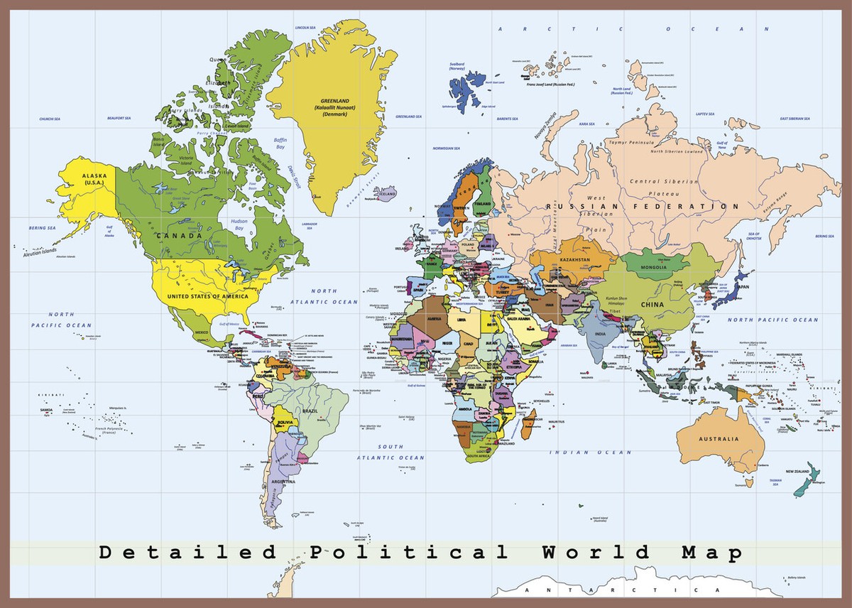 Images Of World Political Map With Capitals - Infoupdate.org