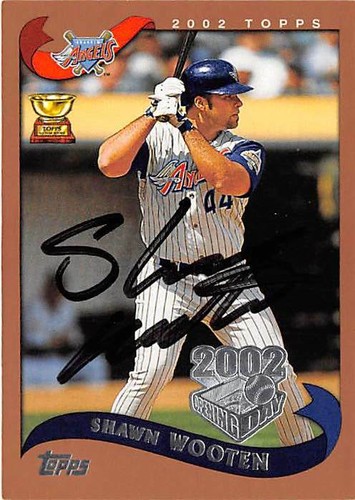 Shawn Wooten autographed baseball card 2002 Topps #110 All Star Rookie ...