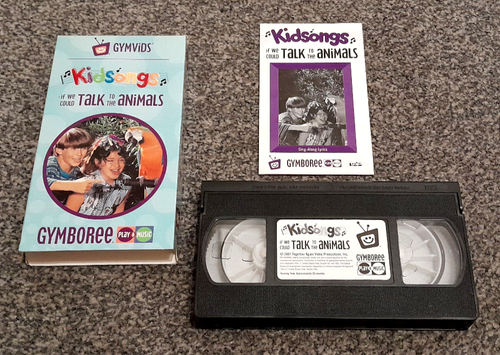 KIDSONGS IF WE COULD TALK TO THE ANIMALS GYMBOREE NTSC VHS VIDEO KIDS ...