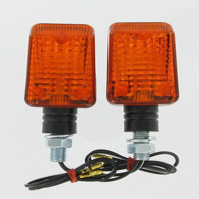 K S UNIVERSAL SIGNAL LIGHTS CARBON W/AMBER LENS PART# 25-7501 | eBay