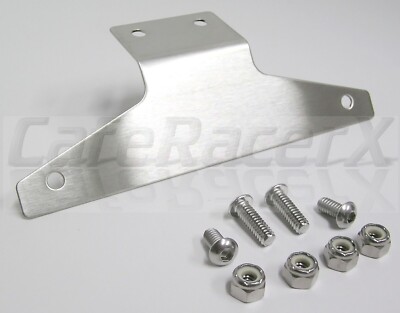 SXS ATV UTV License Plate Mount Stainless Tag Mount Bracket Universal ...