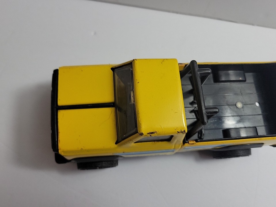 Rare Vintage 1980's Yellow Tonka Pickup Truck Racing Team 7" Pressed ...