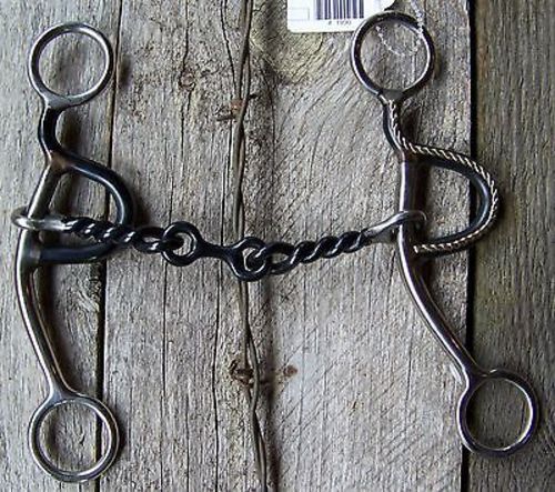 Bit - SS Sweet Iron Dog Bone Twist with Rope Edge 843542019235| eBay