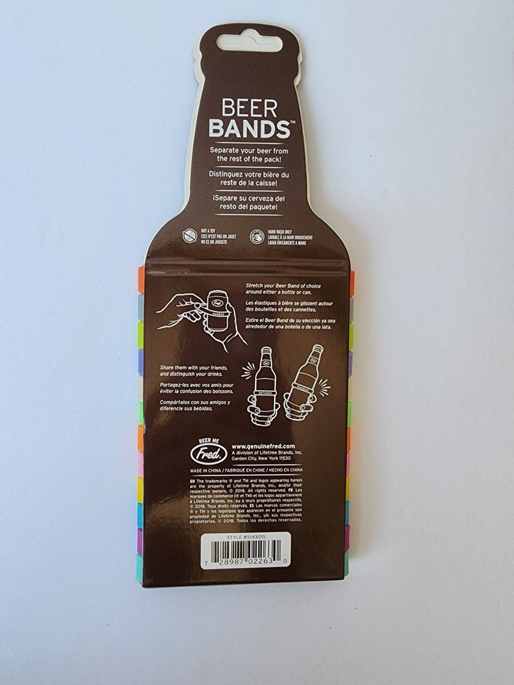 Beer Bands Beer Id's Drink Markers Set of 12 | eBay