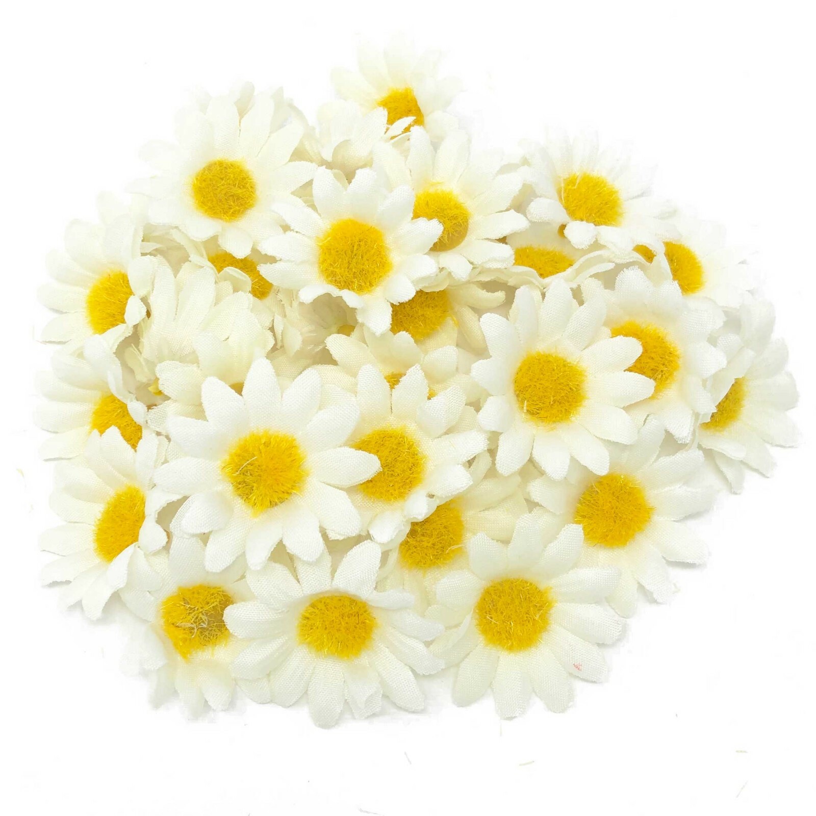 35mm Mini Daisy Decorative Synthetic Flowers (Faux Silk) in 24 Colours ...