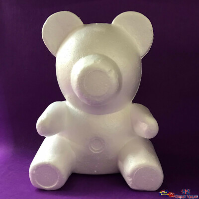 Styrofoam Polystyrene Bear Shape Modelling DIY For Valentines Day Gift ...