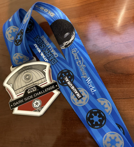 Run Disney Star Wars Inaugural Dark Side Challenge Medal 2016 | eBay