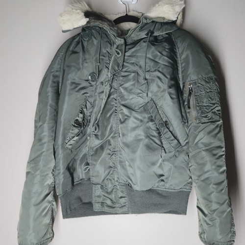 Vintage Military Jacket Parka N2B Parka Scuba Hood Alpha Industries Fur | eBay