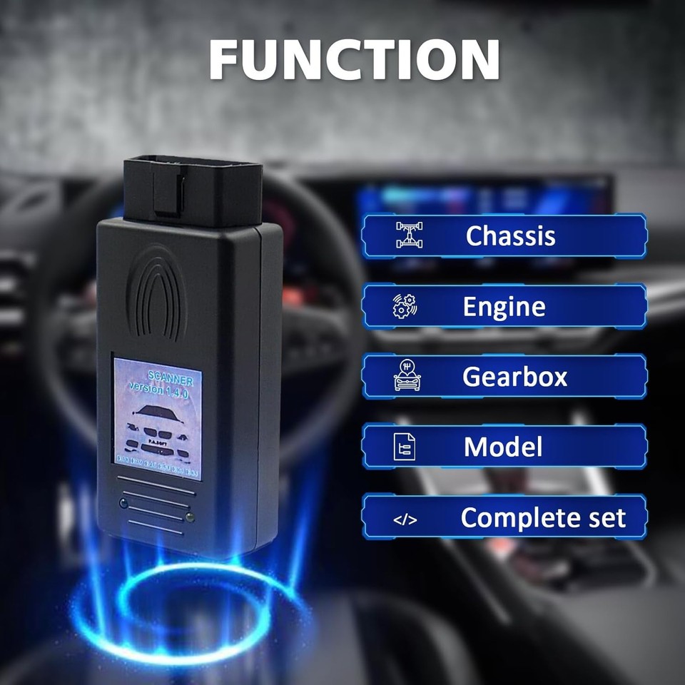 ECU 1.4.0 Programmer V1.4 OBD2 Scanner Diagnostic Tool for E46, E38 ...