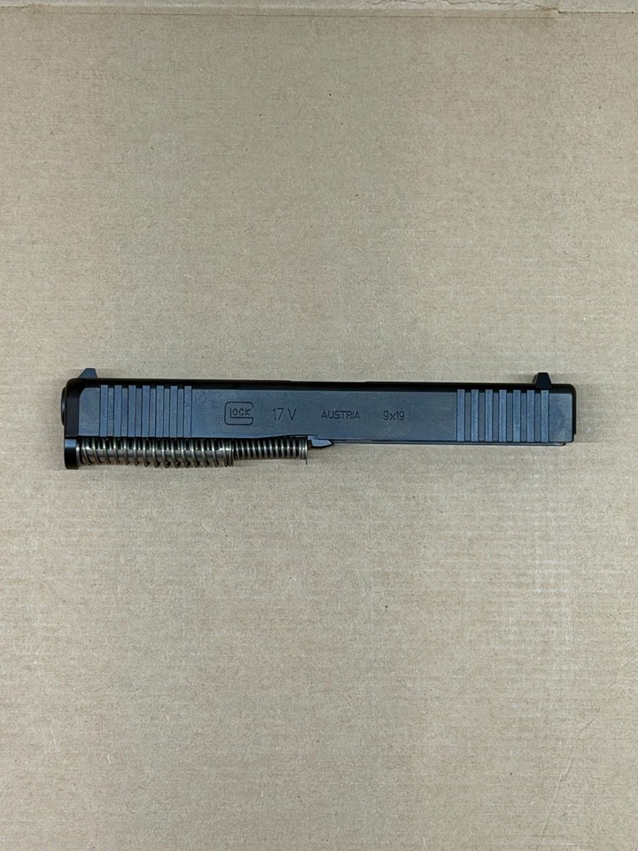 Glock 17 V Gen V Complete Slide Upper Assembly - OEM Factory 9mm Black ...