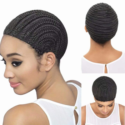 Braided Cap 1Pc Crochet Wig Cap in Cornrow Sew Hair for Making ...
