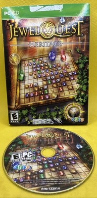 Jewel Quest Heritage (Windows PC CD-2009, iWin w/ Slipcover, Works ...
