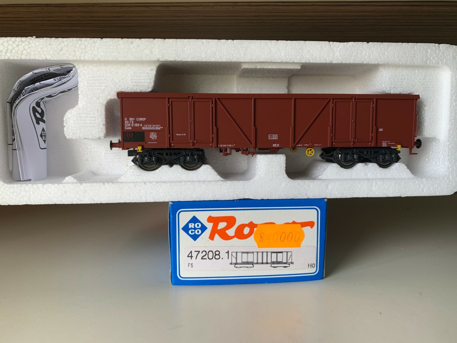 Roco 47208.1 offener Güterwagen Typ Eaos der FS | eBay.de
