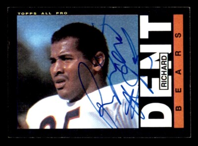 1985 Topps Football #24 Richard Dent Signed Autograph (no COA) *d3 | eBay