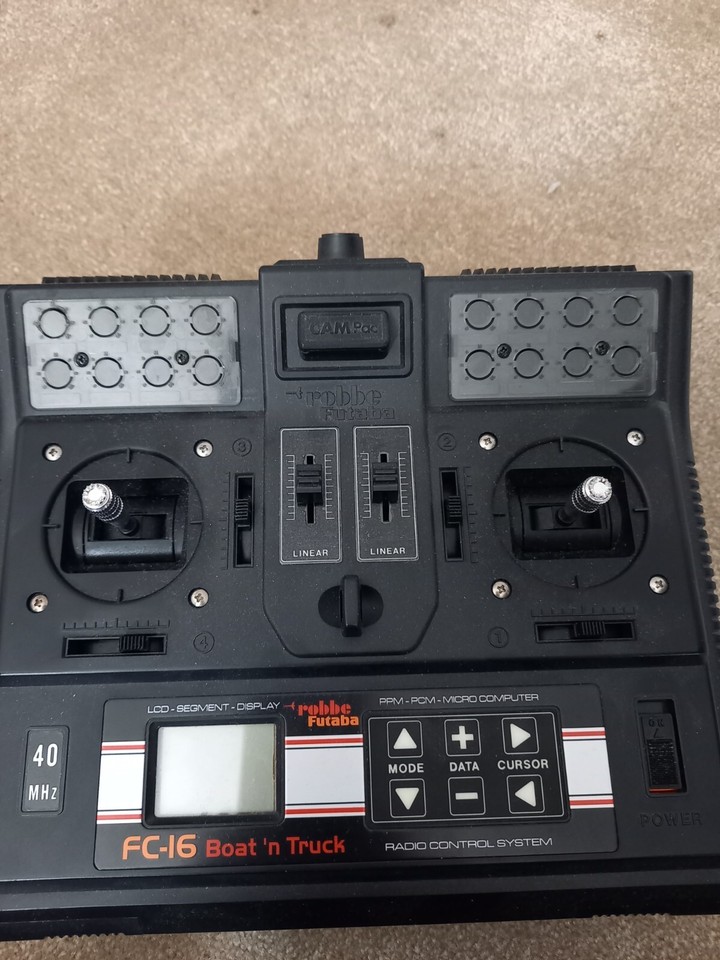 Robbe Futaba FC-18, F-16, FC-16 Boat&Truck Tx 40 Mhz 35 Mhz ...