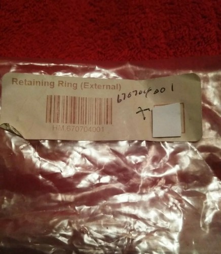 670704001 Ext. Retaining Ring (j) | eBay