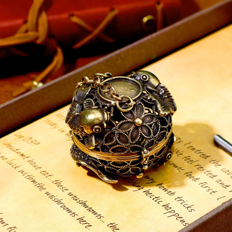 Stick Incense Burner Aromatherapy Ball Pendant Hanging Censer Holder | eBay