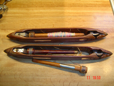 Draper Tru Flight 18 906 Wood Weaving Loom Boat Shuttle With Bobbin Tru ...