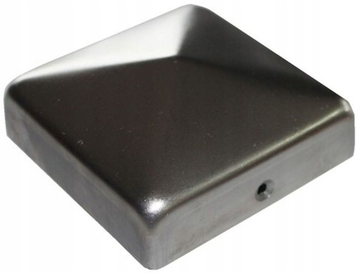 Post cap square for fence post 90x90 mm steel pyramid cover cap | eBay
