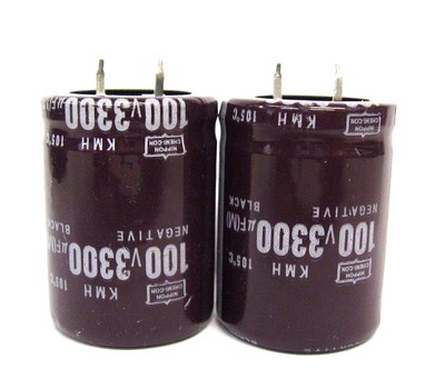 3300uF 100V (2x) Electrolytic Capacitors 100V 3300uF Volume 30x40 mm | eBay
