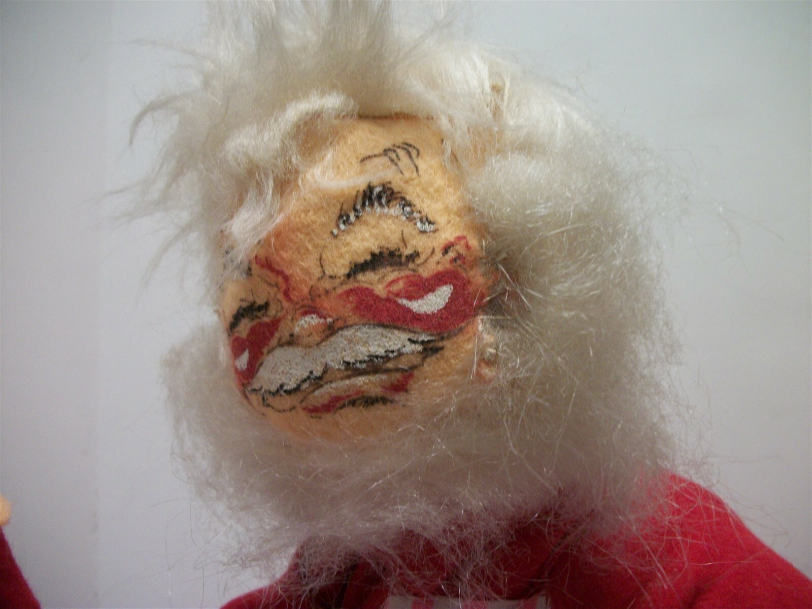 2 Large 16" Poseable Annalee Santa & Mrs Claus Dolls Red Long Johns | eBay