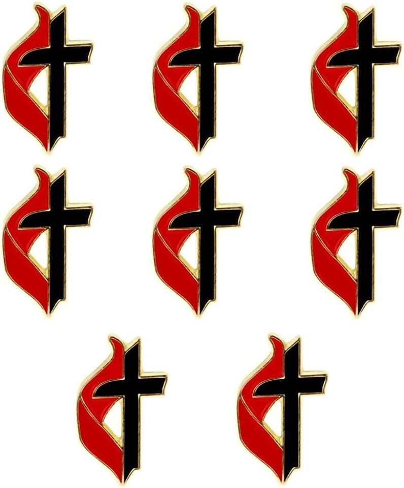 United Methodist Pin - UMC Cross and Flame Pins | eBay