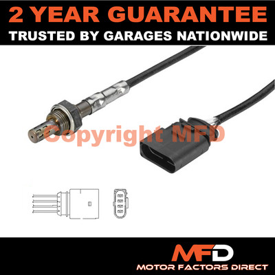 SKODA FABIA 1.2 12V (2003-2008) 4 WIRE REAR LAMBDA OXYGEN SENSOR ...