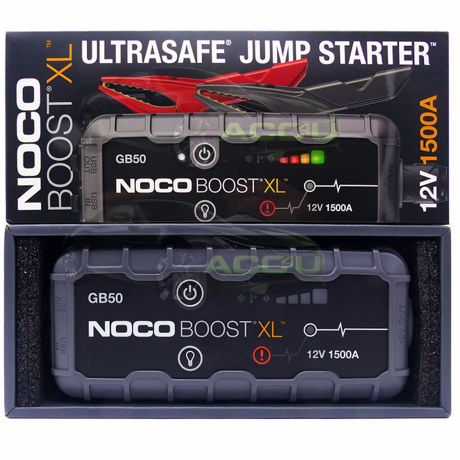 NOCO GB50 Boost XL 12v 1500A Lithium Portable Car Battery Jump Starter ...