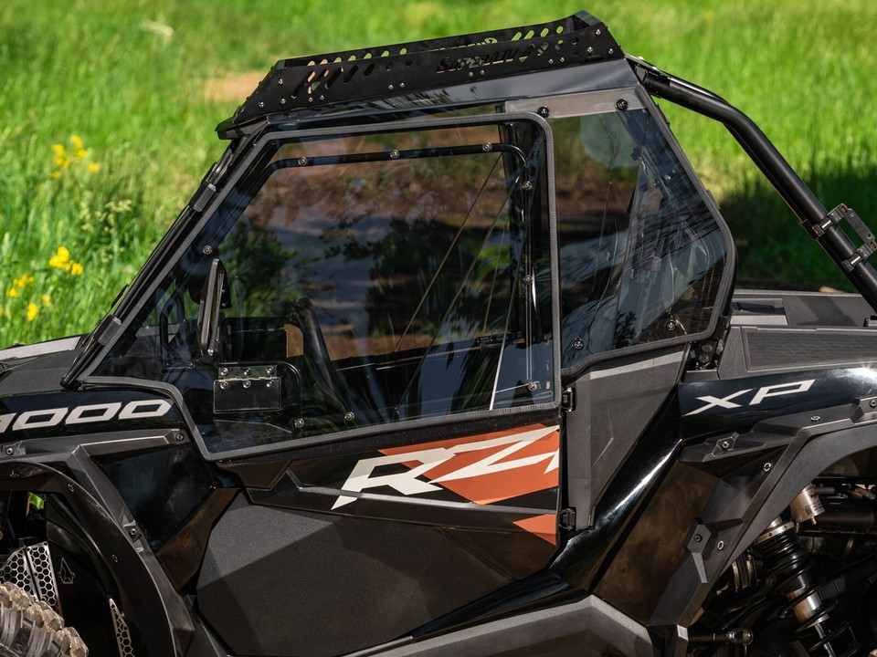 SUPER ATV HARD CAB ENCLOSURE UPPER DOORS FOR POLARIS RZR XP TURBO 2016 ...