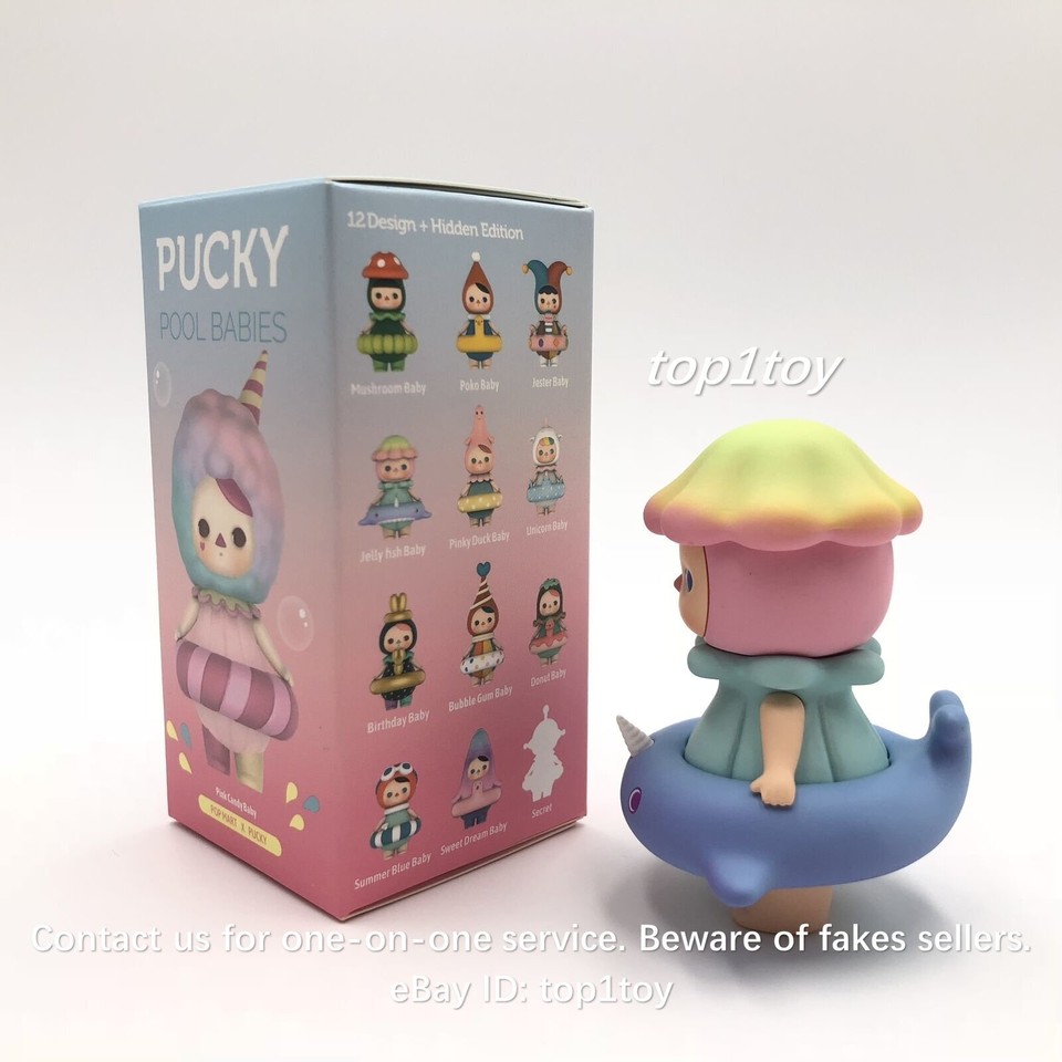 POP MART PUCKY Art Pool Babies Jelly Fish Baby Mini Figure | eBay