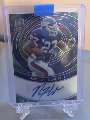 2023 Panini Spectra Football Rodney Hampton Prizm Auto /25 Giants ...