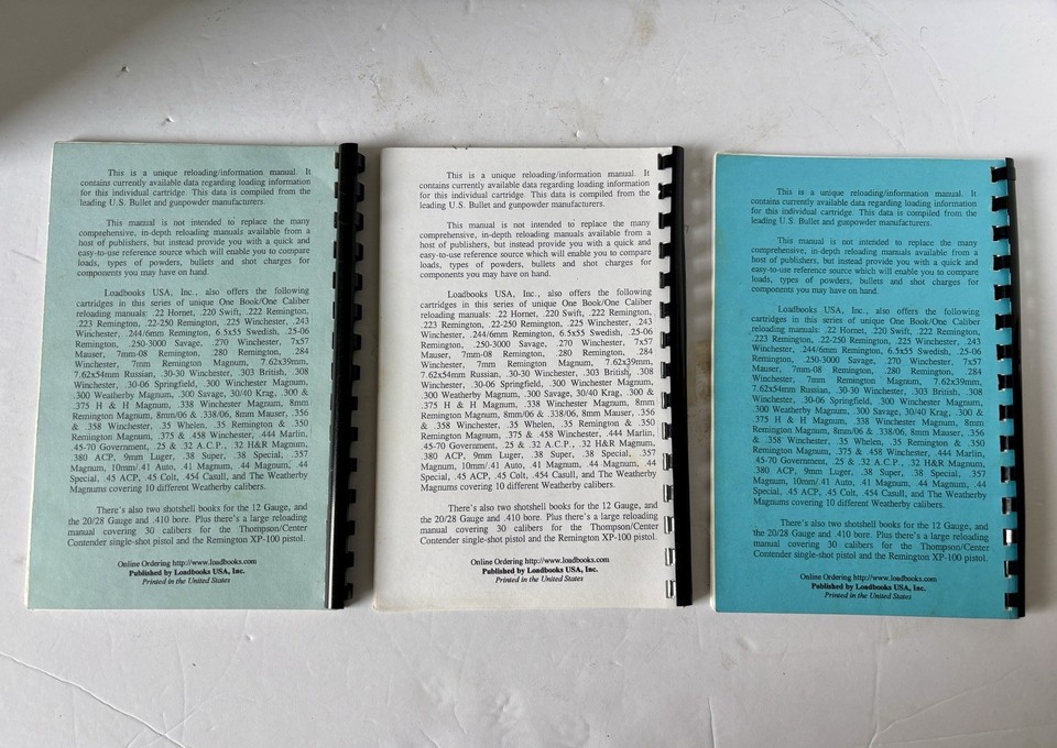 Complete Reloading One Book/One Caliber Manuals .41 /7mm Rem. Magnum ...