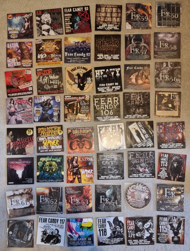 200+ Cd's Compilation/Classic Rock/Metal Hammer/Kerrang/Fear Candy etc ...