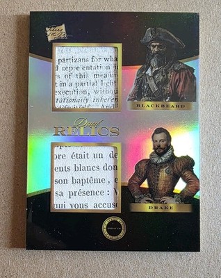 2025 Pieces of the Past Pirates Edition Blackbeard & Drake #671 Dual ...