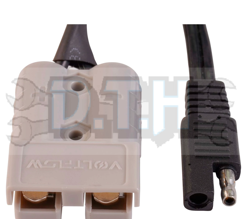 VOLTFLOW 12V ANDERSON STYLE PLUG TO SAE BULLET LEAD 6METRE | eBay