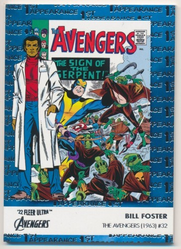 FA-2 BILL FOSTER GIANT MAN 2022 Marvel Fleer Ultra Avengers 1st ...