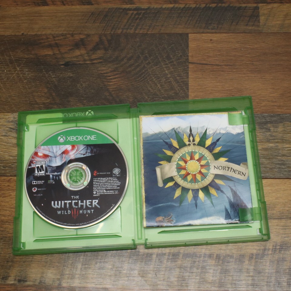 The witcher WIld Hunt III Video Game: Xbox One (Complete, Disc, Case ...