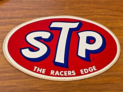 STP Sticker, Vintage, "Scientifically Treated Petroleum" THE RACERS ...